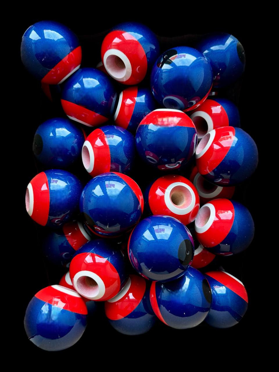 NEO GLAZE TAMA: Blue Pearl/Red - Maple – ARC Crystals LLC